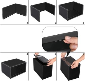 Organizér na boty Lexy černý
