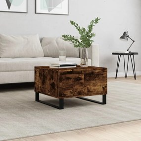 vidaXL Konferenční stolek 55 x 55 x 36,5 cm kompozitní dřevo [830767] Barva: kouřový dub