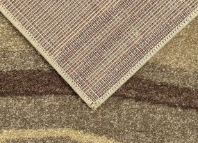 Koberce Breno Kusový koberec PORTLAND 1598/AY3D, Hnědá, Vícebarevné, 67 x 120 cm