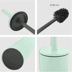 Spirella AKIRA WC štětka matná ledově zelená / ocel