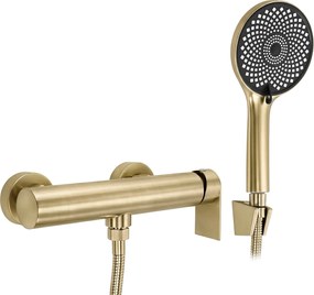 Nástěnná sprchová baterie REA HUNTER, zlatá kartáčovaná