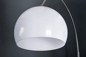 Stojací lampa BANGUI 175 - 205 cm Dekorhome Bílá