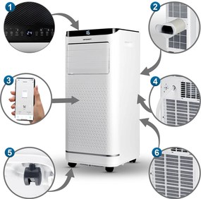 Přenosná klimatizace BD-583, 2600W | Berdsen