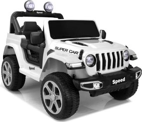 LEAN CARS Akumulátorové vozidlo FT-938, bílé, 4x4
