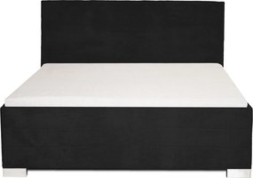 MEGA AKCE Postel KATI Černá DOT100 120x200 cm Černá Bez matrace