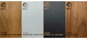 Brokis Shadows PC929 skleněné závěsné svítidlo Barva skla: Černá, Povrch skla: Matný, Dřevo: evropský dub - černě mořený