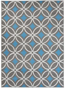 Kusový koberec PP Peny modrý 200x200cm