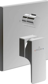 Villeroy & Boch Architectura Square - Baterie pod omítku, pro 2 spotřebiče, chrom TVS12500500061