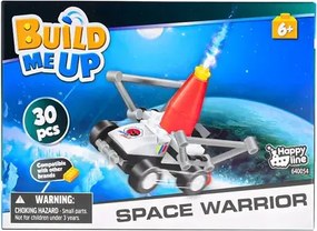 BUILDMEUP Stavebnice Space Warrior / 30-35 dílků / 4 varianty proveden