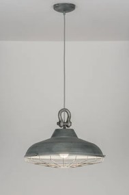 Závěsné industriální šedé svítidlo Vintage Beton Grey Robusto