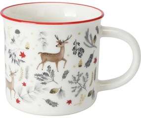 Porcelánový hrnek Winter Deer, 400 ml