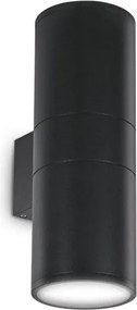ILUX 092317 Venkovní nástěnné svítidlo Ideal Lux Gun AP2 big nero 092317 černé 31cm IP54 - IDEALLUX
