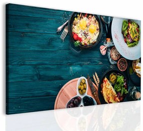 Obraz low carb dinner Velikost (šířka x výška): 140x80 cm