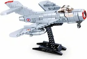 Sluban Model Bricks M38-B0983 Proudový stíhací letoun MiG-15 / LEGO -
