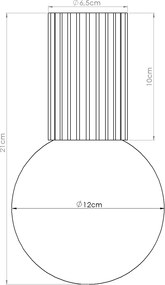 Stropní svítidlo Halo, 1x bílé skleněné stínítko, p