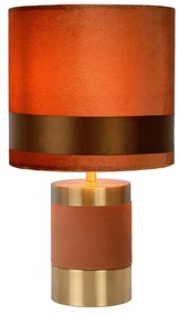 Lucide 10500/81/43 stolní lampa Extravaganza Frizzle, hnědá, E14, 32cm
