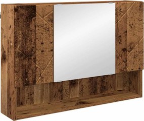 Sada koupelnového nábytku 2 ks Staré dřevo 76,5 x 35 x 64 cm 3393021