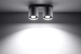 Stropní svítidlo SOLLUX Orbis 2 GU10 2x40W bez zdroje SL.0055 šedá