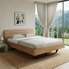 XXXLutz POSTEL, 180/200 cm, barvy dubu MID.YOU - Manželské postele - 002834001102