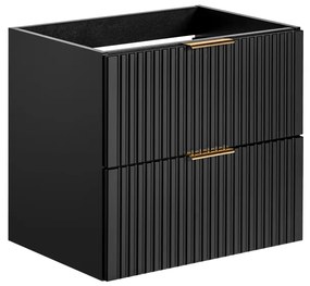 COMAD Závěsná skříňka pod umyvadlo - ADEL 82-60 black, šířka 60 cm, matná černá