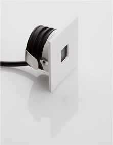 NV 9045514 Venkovní zapuštěné svítidlo do zdi PASSAGGIO bílý hliník LED 1W 3000K 3V IP54 délka kabelu 1.80m použijte driver 9020170 - NOVA LUCE
