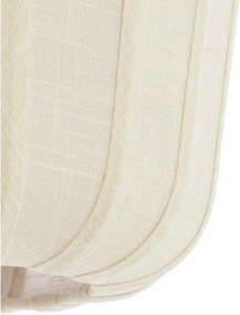 Bílé závěsné svítidlo s textilním stínidlem ø 10 cm Bibury – Light &amp; Living