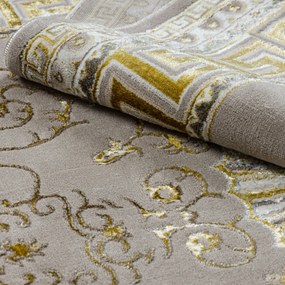 Dywany Łuszczów, Kusový koberec Bliss Z160AZ147 beige/gold, 140x190, béžová, kancelář