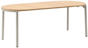 Dubový rozkládací jídelní stůl Kave Home Montuiri 120-200 x 90 cm