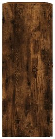 Nástěnné skříňky 2 ks kouřový dub kompozitní dřevo,  3197918