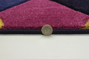Flair Rugs, Kusový koberec Spectrum Samba Multi kruh, 160x160 (průměr) kruh, vícebarevná, ložnice