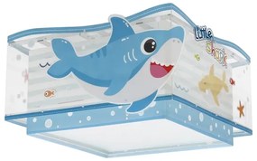 Dalber 63476 - Dětské stropní svítidlo BABY SHARK 2xE27/60W/230V