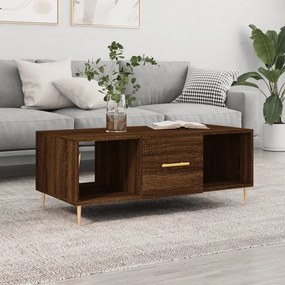 vidaXL Konferenční stolek 102 x 50 x 40 cm kompozitní dřevo [829289] Barva: hnědý dub