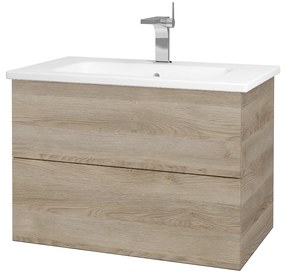 Dřevojas Koupelnová skříň VARIANTE SZZ2 80 (umyvadlo Euphoria) Varianta: N01 Bílá lesk / IND Individual
