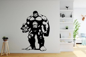 Lepy.cz Samolepka na zeď Hulk Velikost (šířka x výška): 50x70cm, Barevná varianta: Bílá