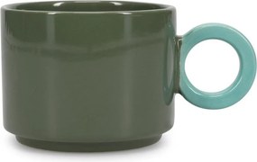Zelený kameninový hrnek 280 ml Lou – ONA