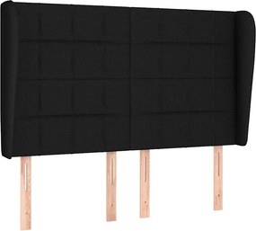Box spring postel s matrací černá 140 x 190 cm textil 3127959