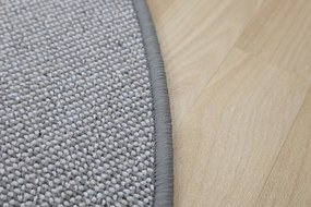Vopi koberce Kusový koberec Porto šedý kruh  - 200x200 (průměr) kruh cm