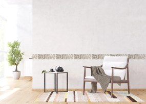 Samolepící bordura na zeď 3D Dřevěné Kostky | 5 m x 13.8 cm | DWB8234