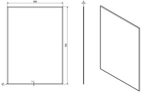 Sapho Sapho, Koupelnový set THEIA 55, bílá, KSET-084