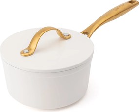 Elmich Nepřilnavý keramický rendlík Zen Ø 16 cm - krémovo zlatá