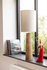 Sada 2 kusů Santa s vánoční LED hvězdou – 14*9*51/ 10*6*37 cm