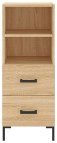 Skříň highboard dub sonoma 34,5 x 34 x 180 cm kompozitní dřevo