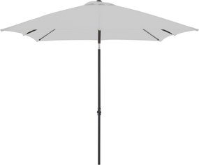 Derby BASIC PUSH UP zahradní slunečník 210 x 210 cm světle šedá