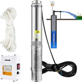 ponorné čerpadlo do hlubokých studní, 1100 W 230 V/50 Hz, 190 l/min 57 m