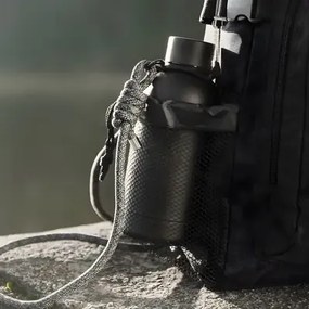 Vinga Parks černá / Termoláhev / 400 ml / nerezová ocel / ramenní popr