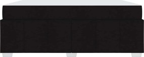 Rám postele s matrací Černá 180 x 200 cm textil 3398302