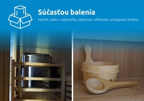 Marimex | Finská sauna Marimex KIPPIS XL + saunová kamna | 11100085