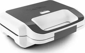 Tefal Snack XL SW7011 bílá/černá / Toustovač / 850 W / 2v1 / nepřilnav