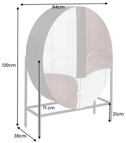Designová vysoká komoda Haruyo 120 cm mango