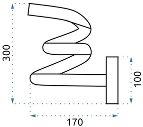 Toolight LED osvětlení CINKET APP830-W Zlatá
